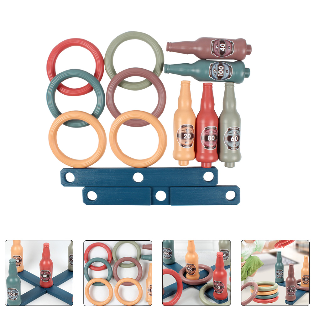 MLINS 1 Set Interactive Ring Toss Game Toy Interactive Kids Bottle Ring Tossing Toy - Walmart.com