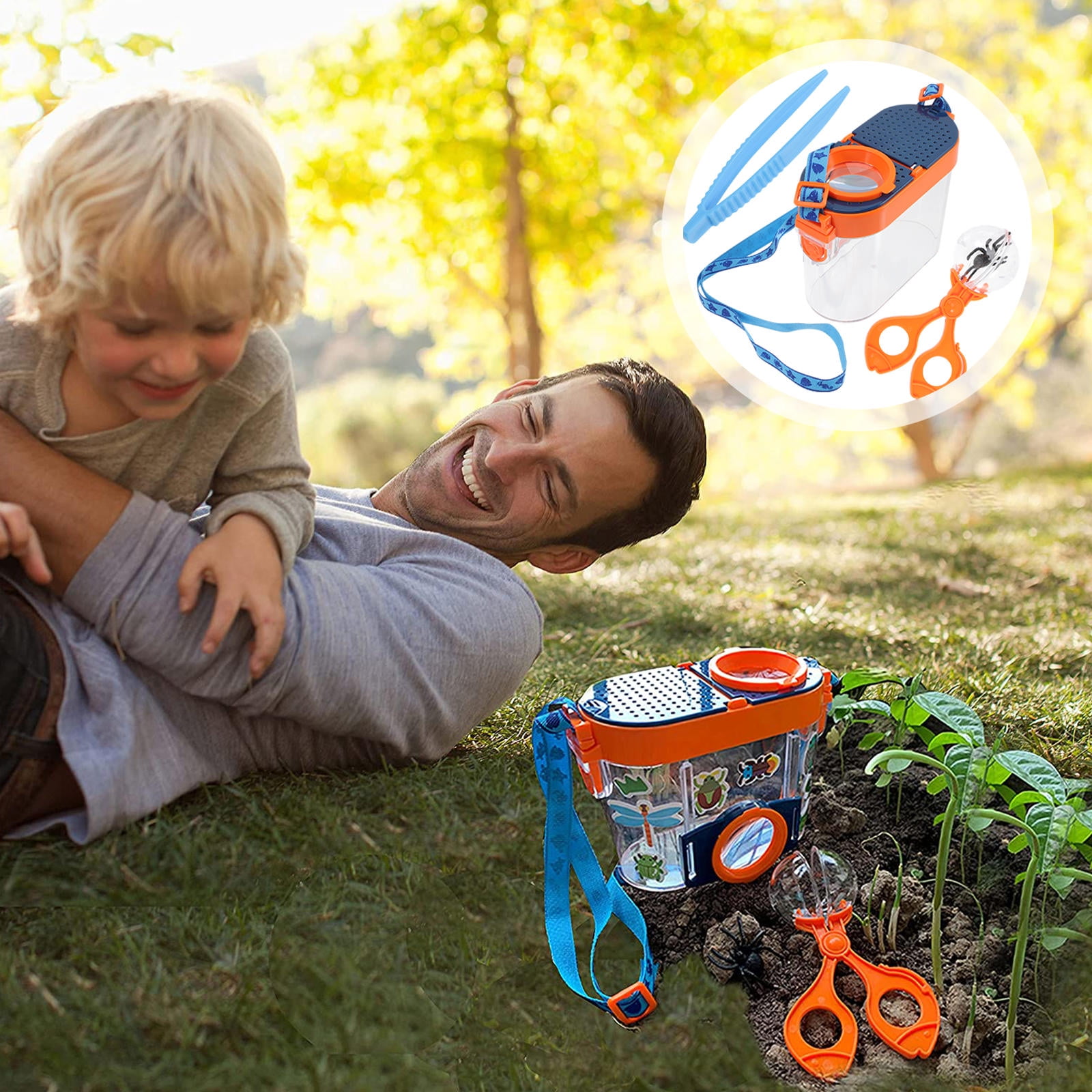 PTOOTP Nature Exploration Kit Outdoor Kids Insect Observation Box ABS 1 ...