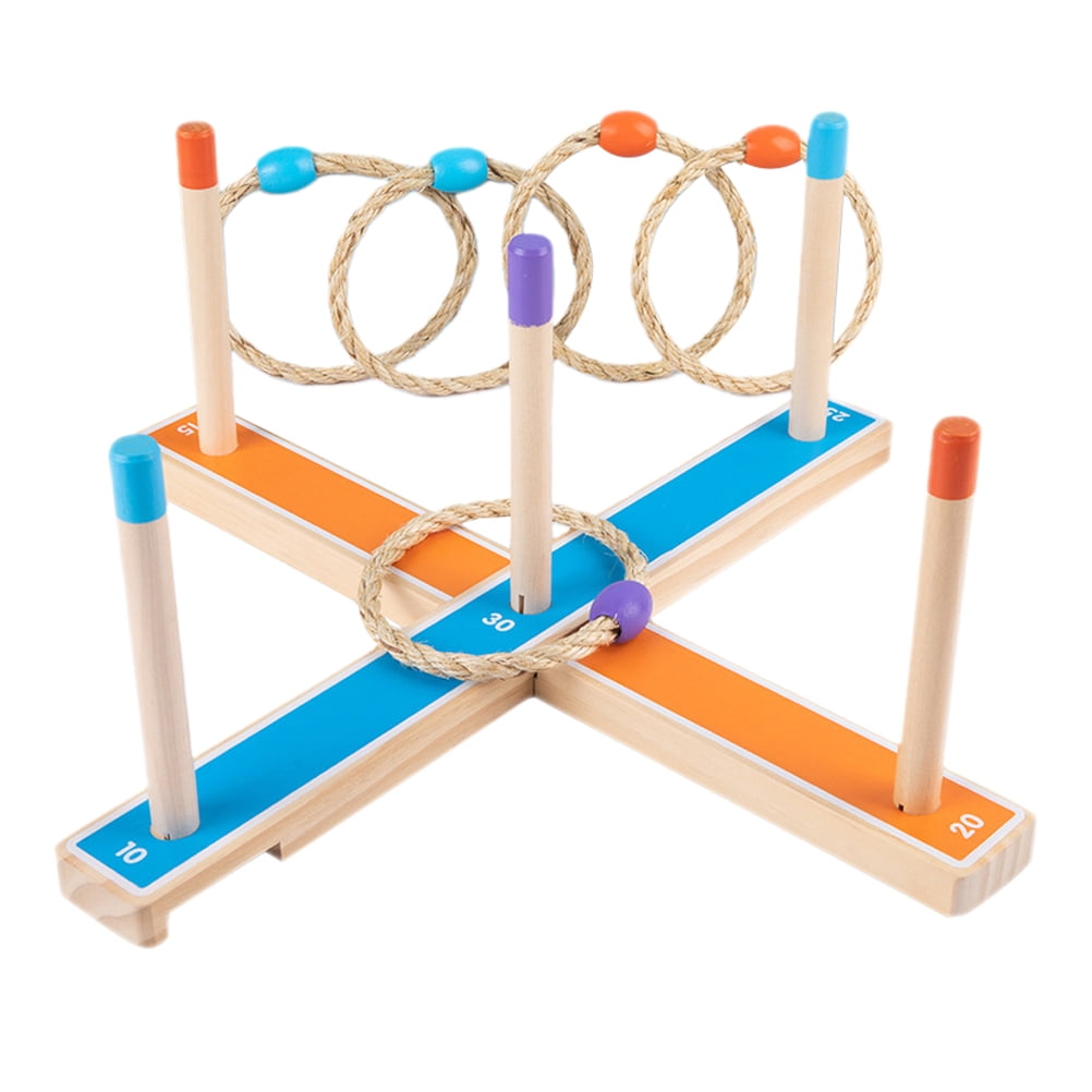 MLINS 1 Set Kids Toss Ring Playset Interactive Ring Throwing Game ...