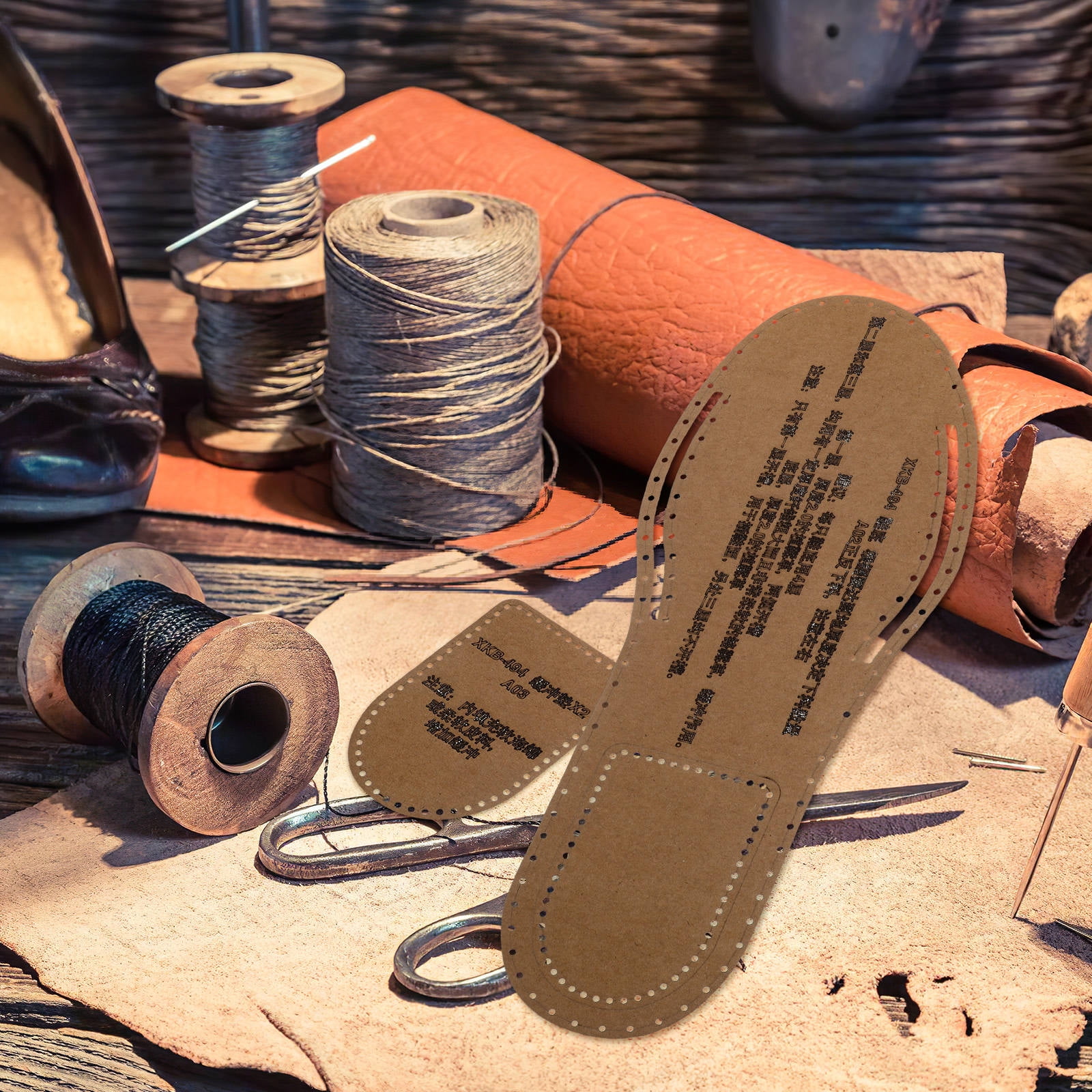 KONTONTY Leather Sandal Template Crafted from Kraft Paper for DIY Use ...