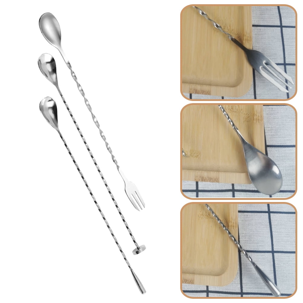 MLINS 1 Set Metal Stirrer Long Handle Design for Coffee Time and Baking ...
