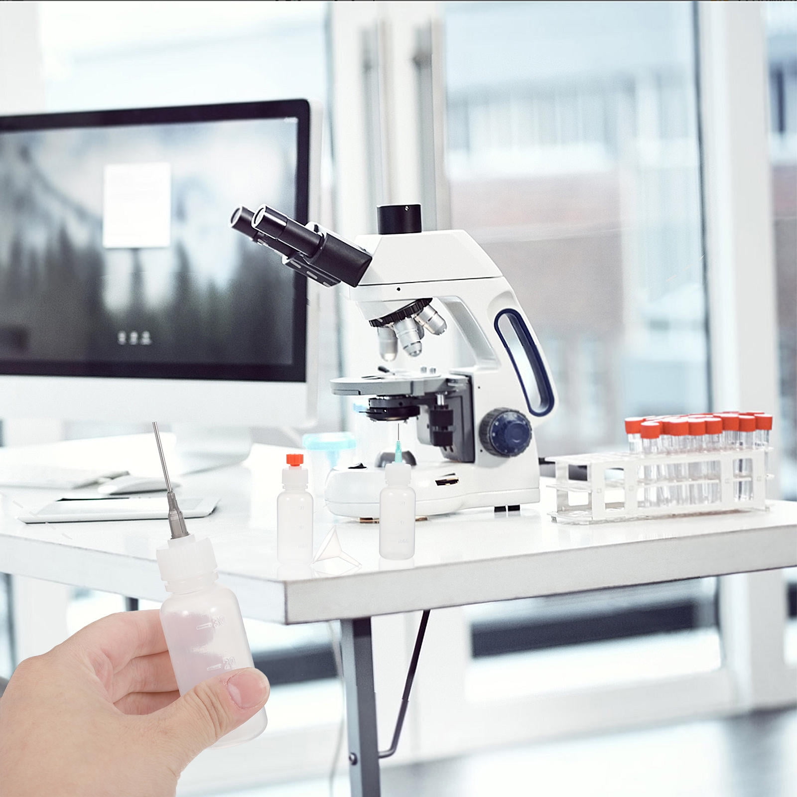 MLINS 1 Set Mini Funnel Needle Tips Applicator Bottle With Needle Tips ...