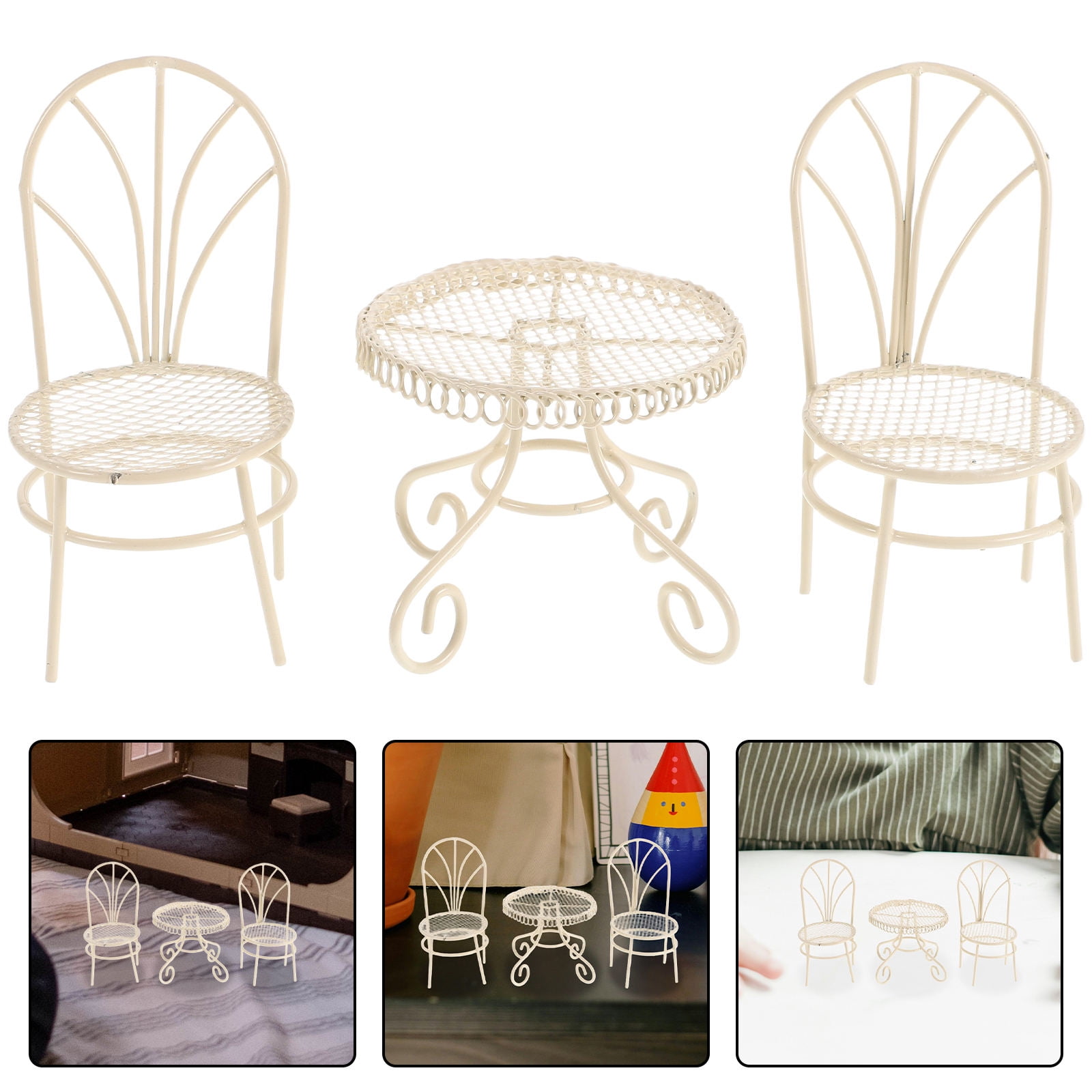 MLINS 1 Set Miniature Garden Furniture for Dollhouse Decor Including ...