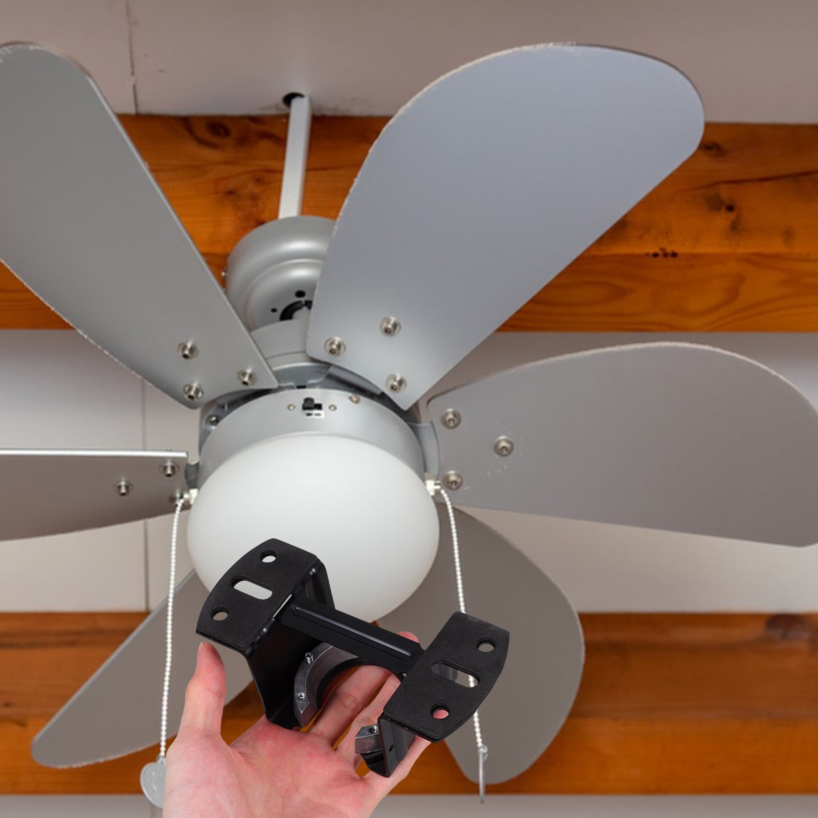 MLINS 1 Set Multi-Function Ceiling Fan Bracket Heavy-Duty Iron Quick ...