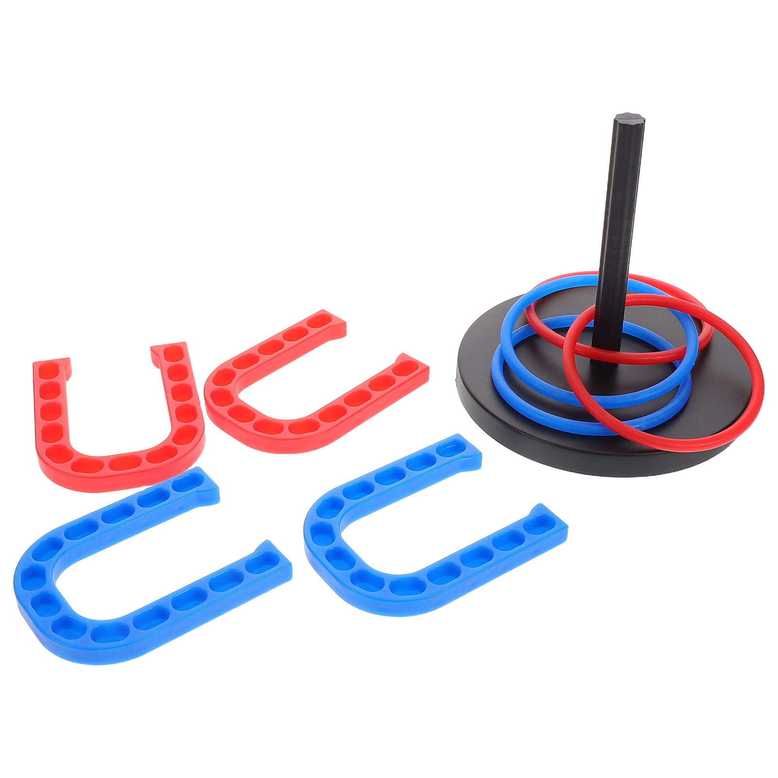 MLINS 1 Set Multi Functional Plastic Ring Toss Game Kids Horseshoe ...