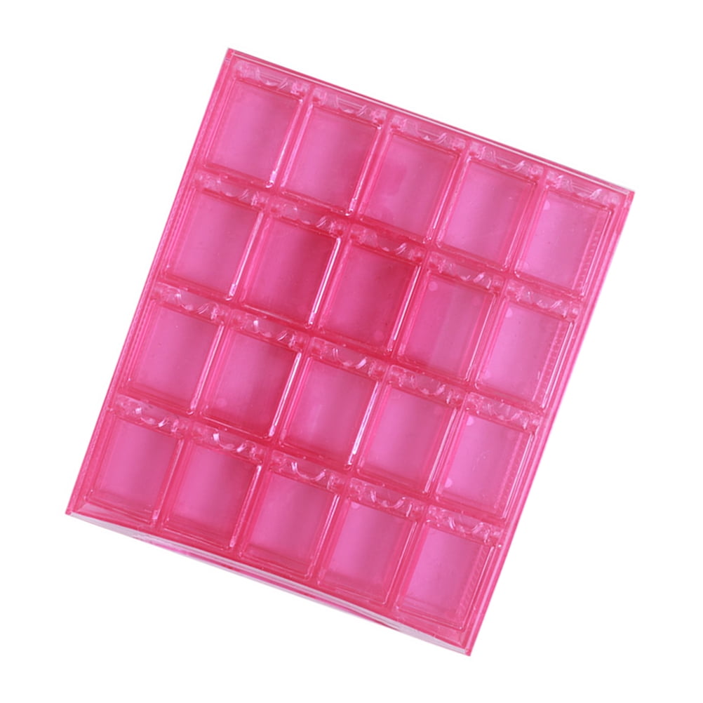 MLINS 1 Set Nail Jewelry Storage Box With 20 Removable Compartments ...