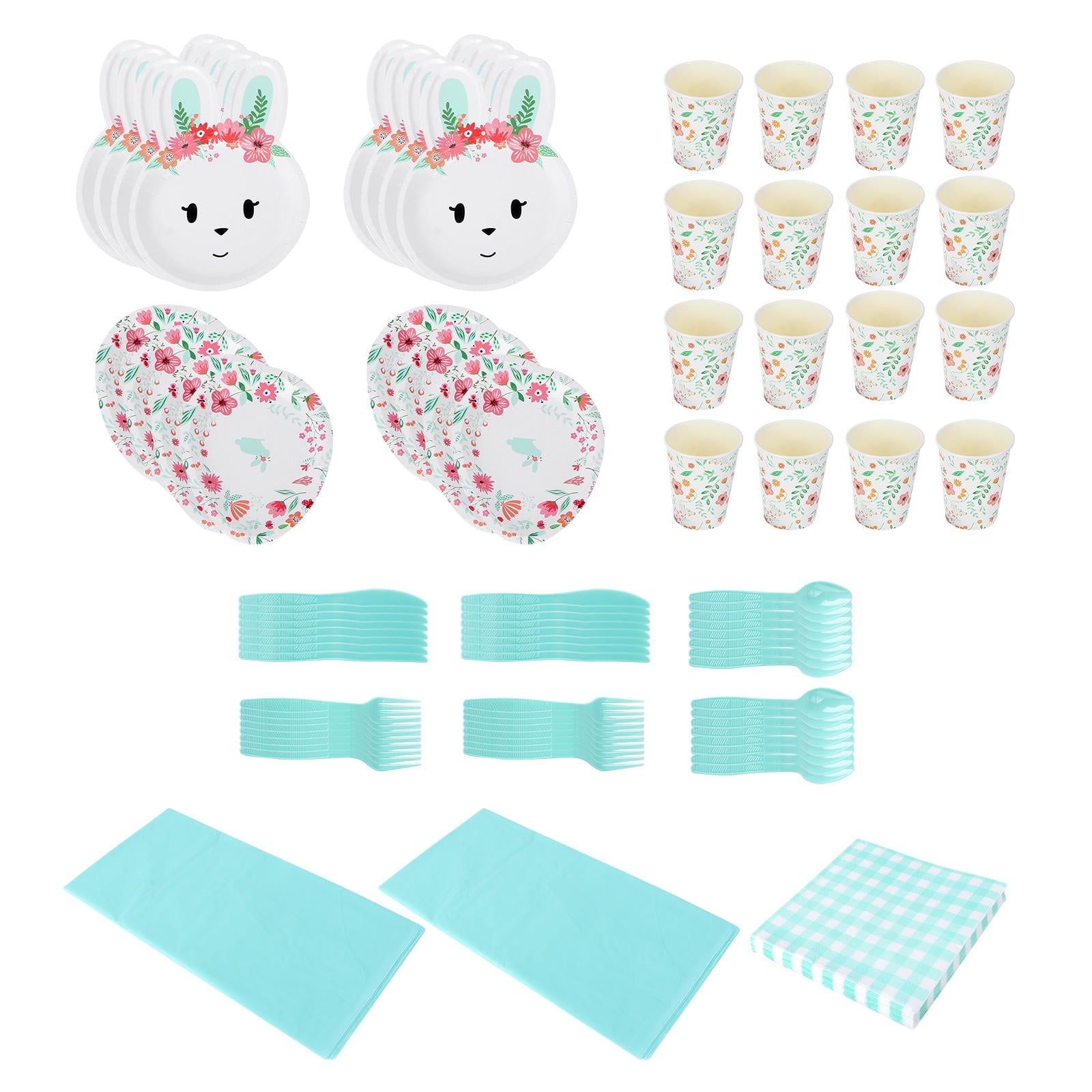 MLINS 1 Set Party Paper Cutlery Baby Shower Birthday Bridal Shower Tea ...