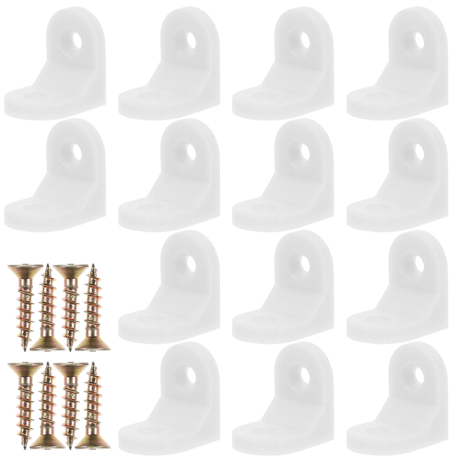 MLINS 1 Set Plastic L-Shaped Corner Brackets for Wood Cabinet Drawer ...