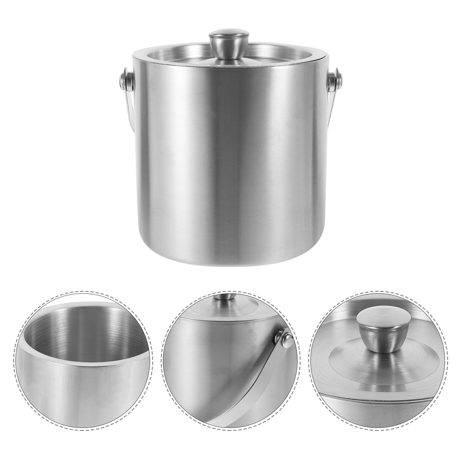 MLINS Portable Insulated Ice Bucket Cooler Box for Camping, Picnics ...