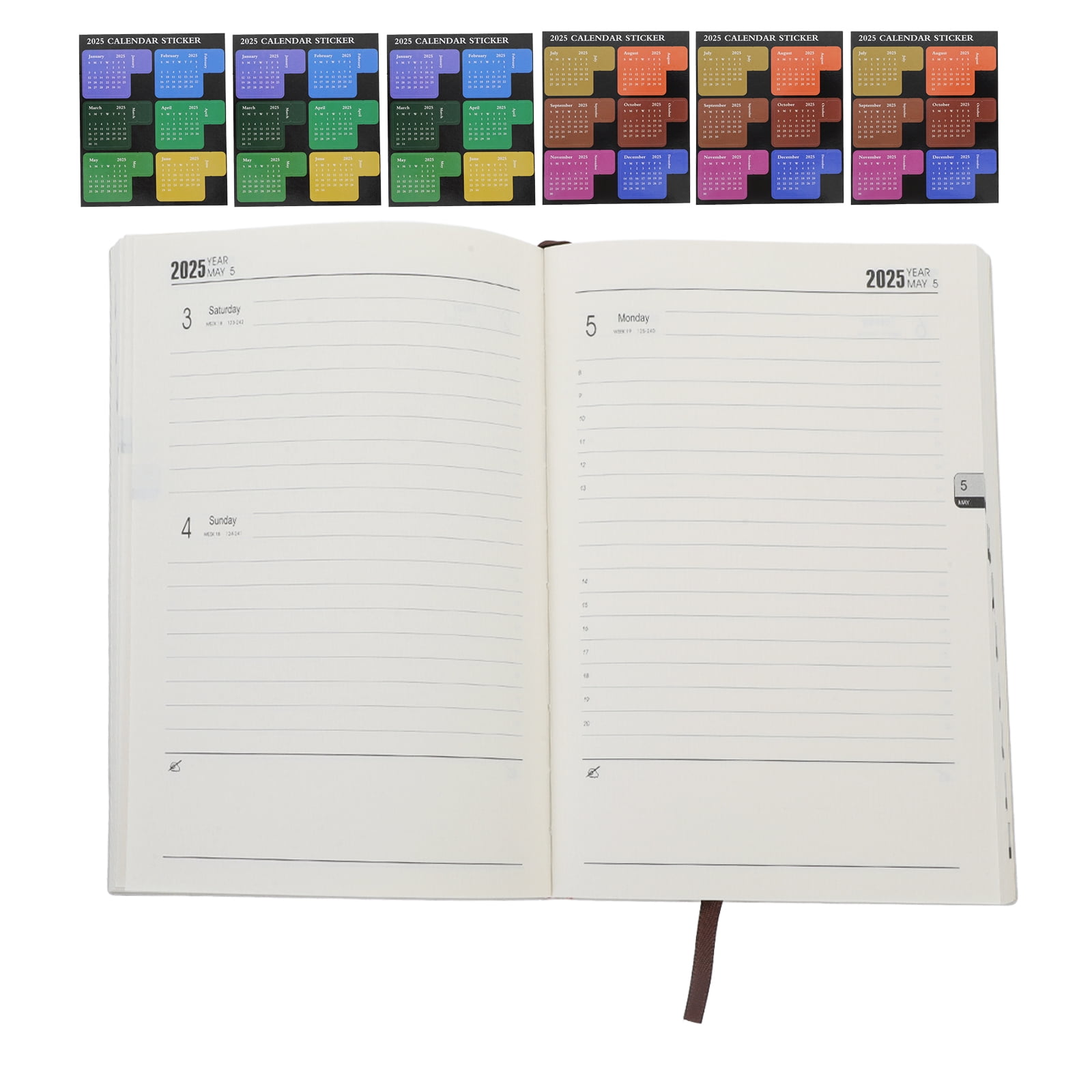 MLINS 1 Set Portable Student Planner Book Office Note Book Household ...