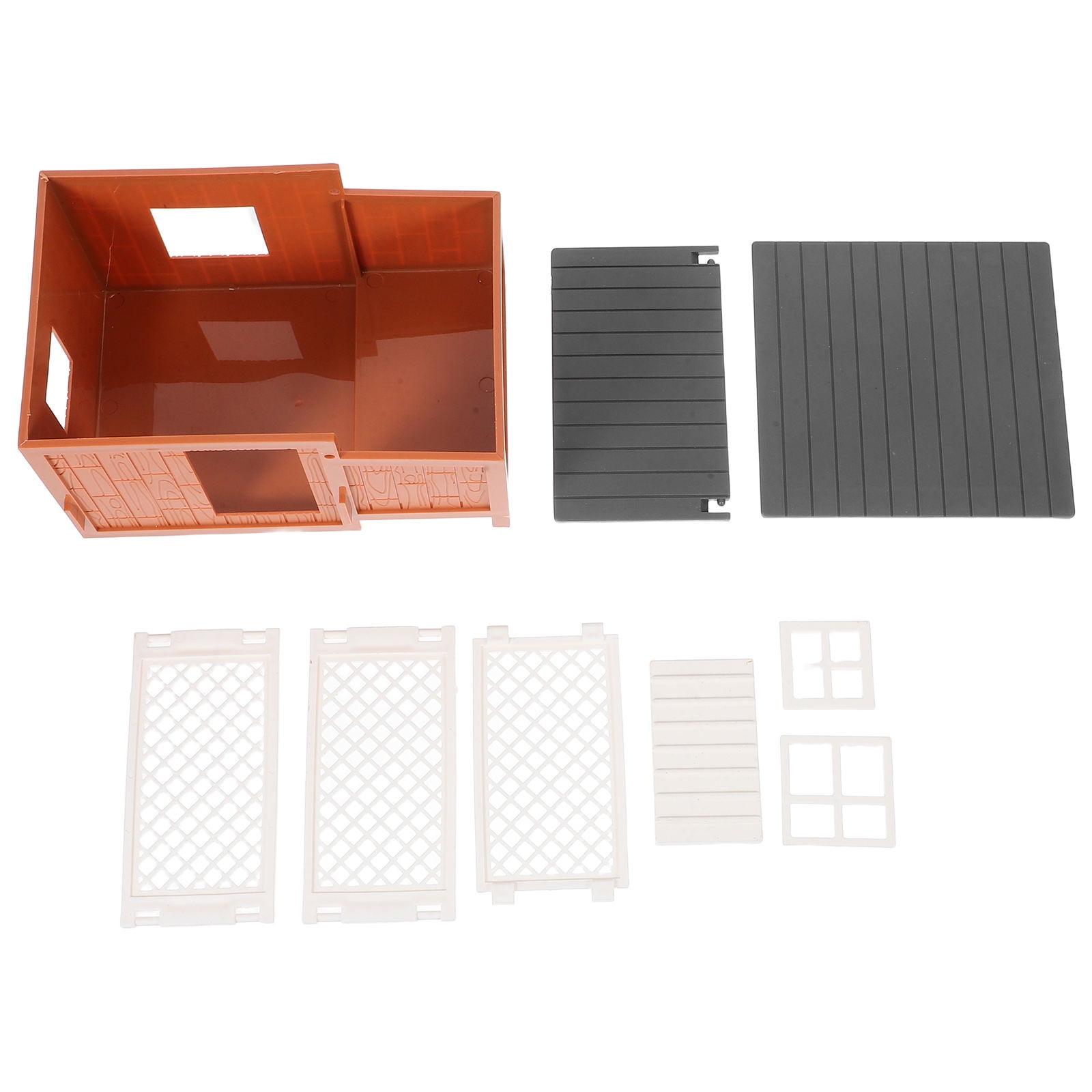 MLINS 1 Set Pretend Play Hen House Toy Farm Coop Set Toy Realistic ...