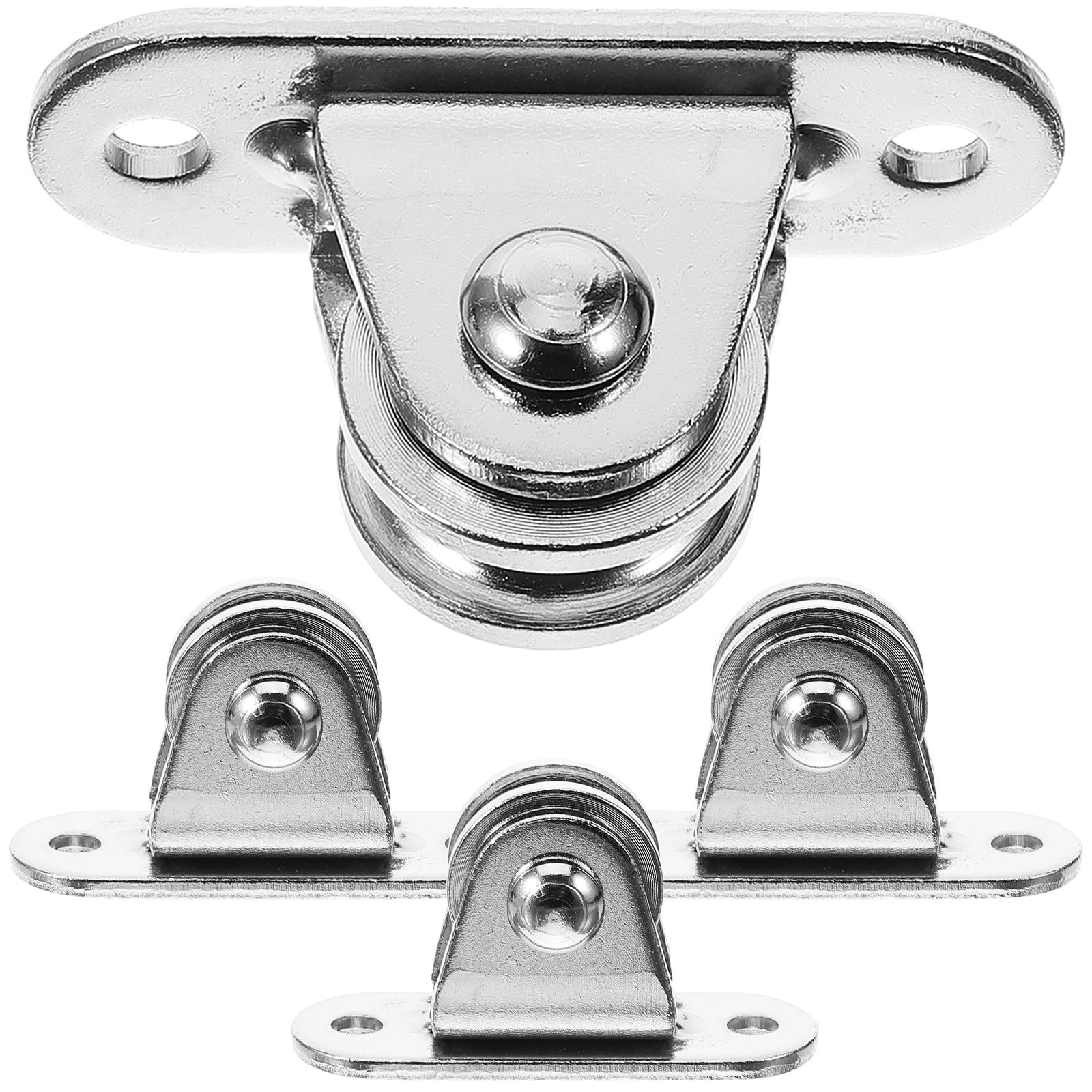MLINS 1 Set Single Pulley Blocks Small Pulley Smooth Wheels Rope Pulley ...