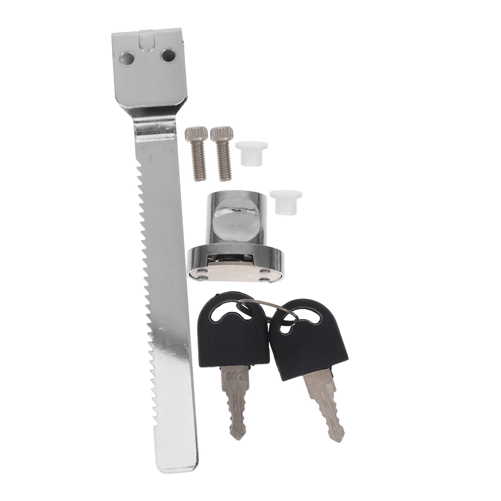 MLINS 1 Set Sliding Glass Door Ratchet Lock Glass Drawer Display Case ...