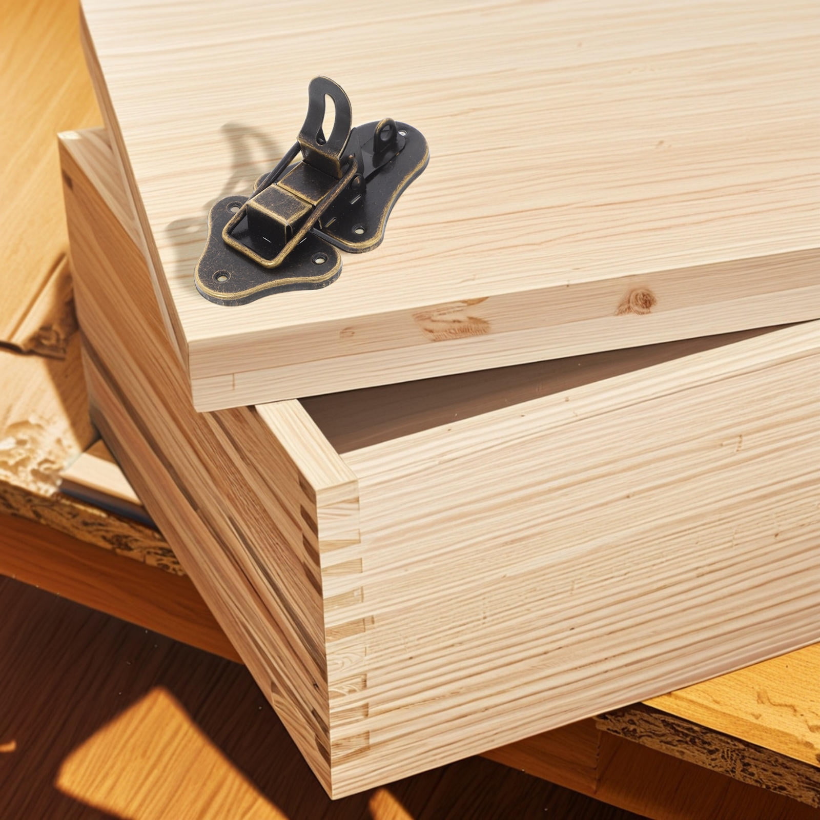 MLINS 1 Set of Small Toggle Latch for Jewelry Box and Chest Retro ...