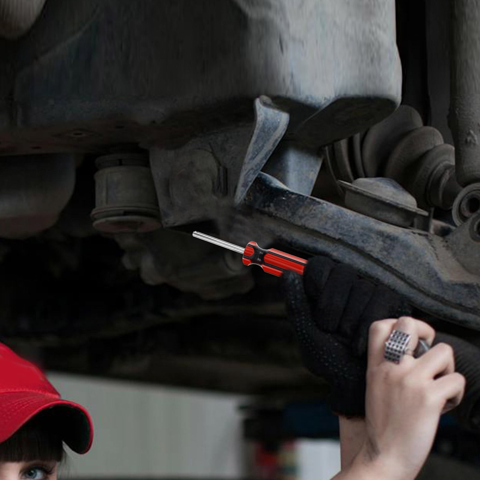 MLINS 1 Set Tire Valve Core Remover Tools with Valve Stem Cores Dual ...