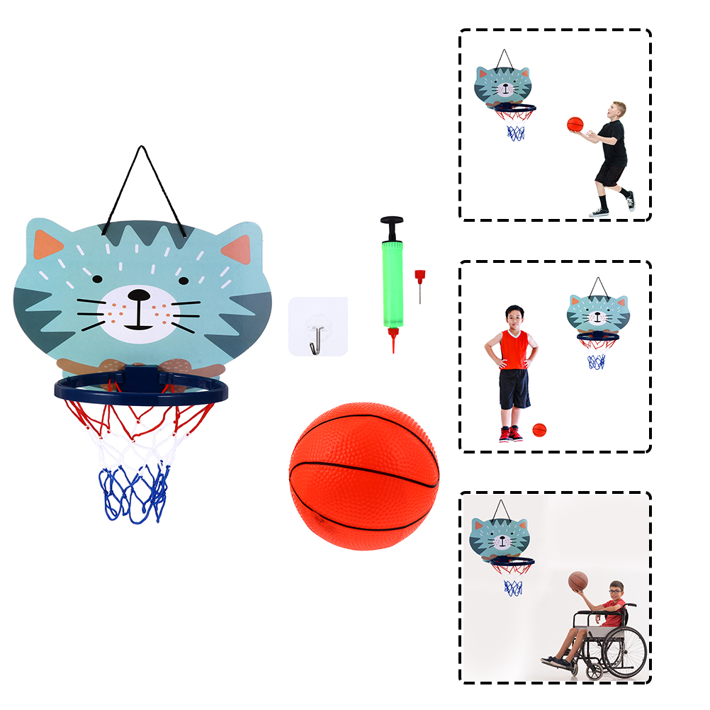 MLINS 1 Set Toddler Indoor Mini Basketball Plaything Cartoon Basketball ...