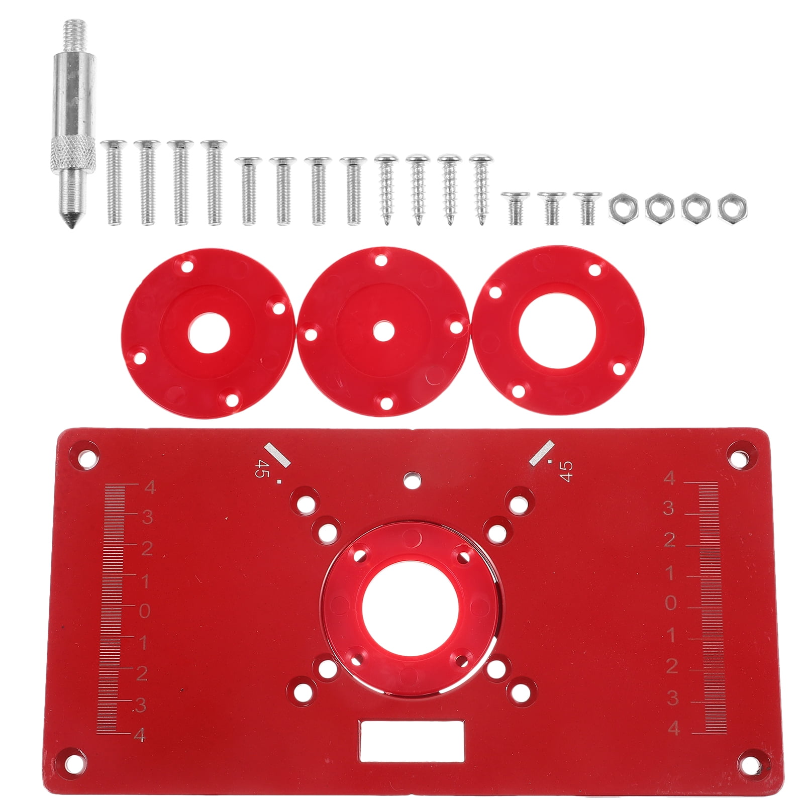 MLINS 1 Set Trimming Machine Flip Board Router Table Insert Plate ...
