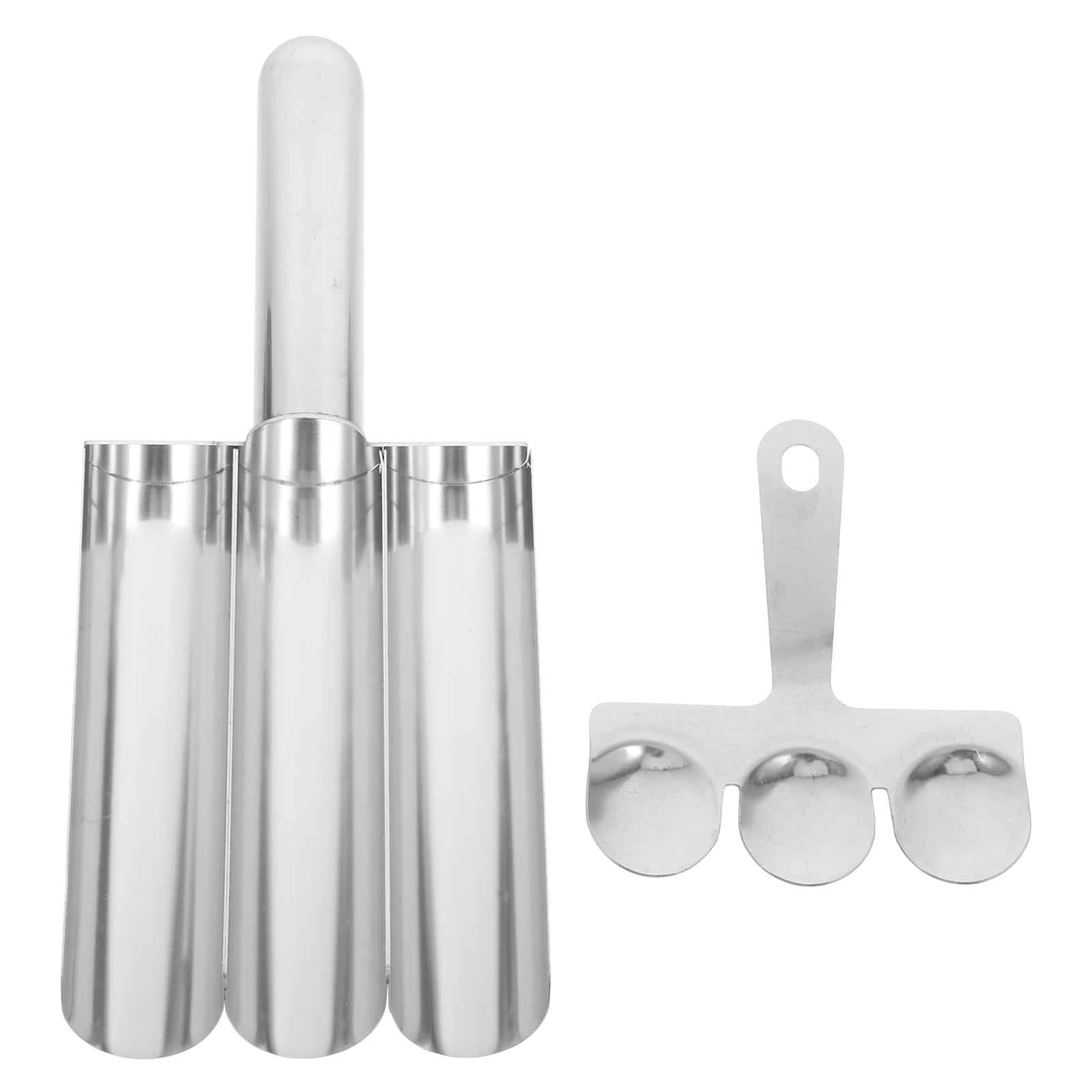 MLINS 1 Set Triple Meatball Maker Stainless Steel Meatball Shaping Tool ...