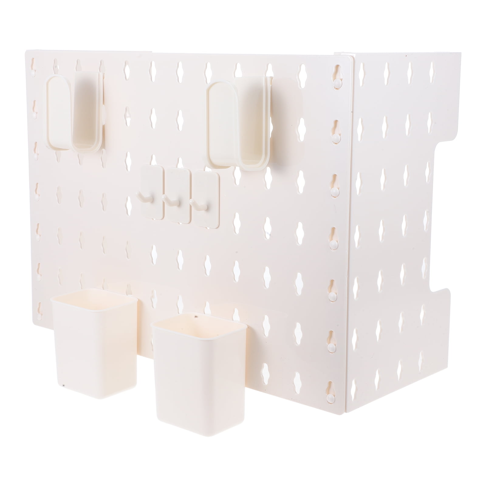 MLINS 1 Set Wall Mounted Pegboard Plastic Pegboard Tool Storage Utility ...