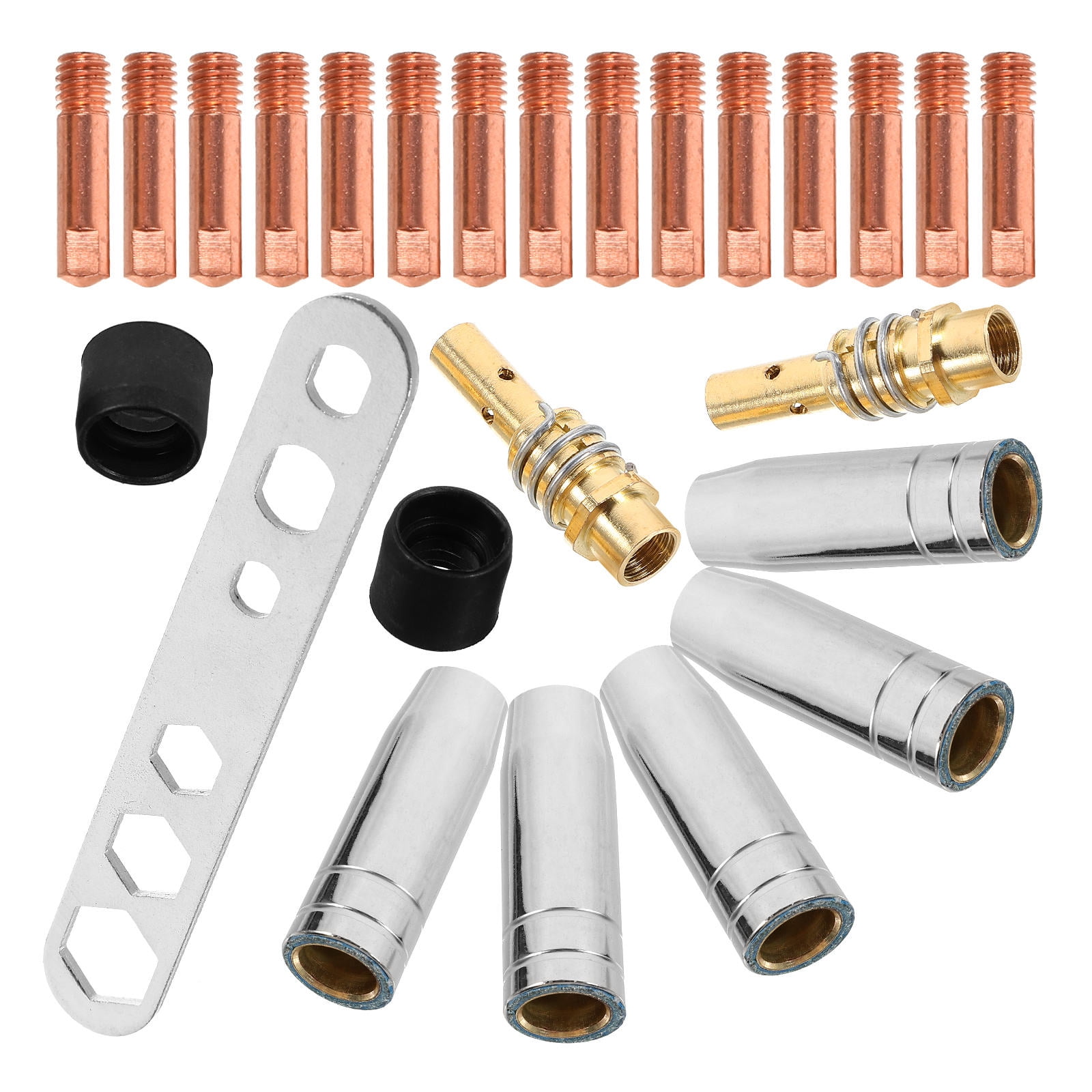 MLINS 1 Set Welding Torch Kit Gas Lens Welding Torch Body Parts Tip ...