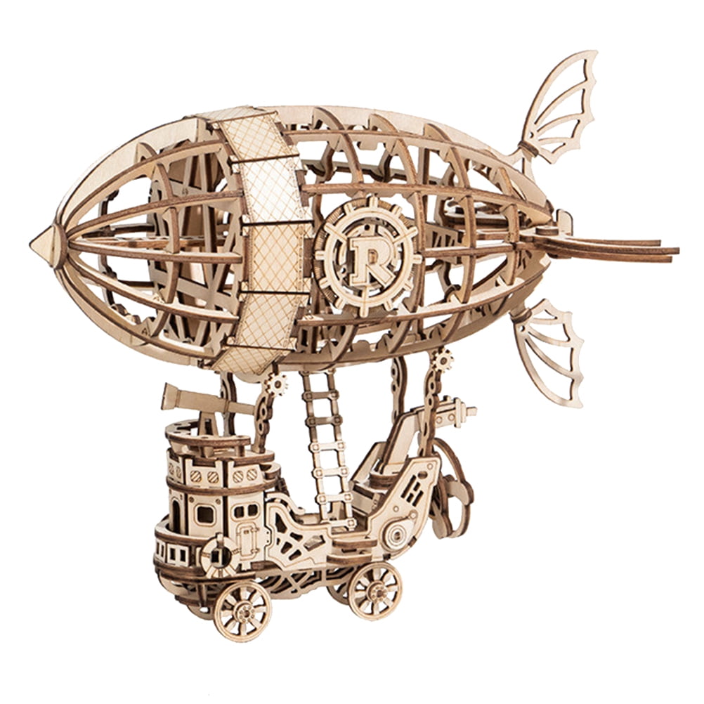 MLINS 1 Set of Airship Assembled Model Delicate Desktop Layout DIY ...