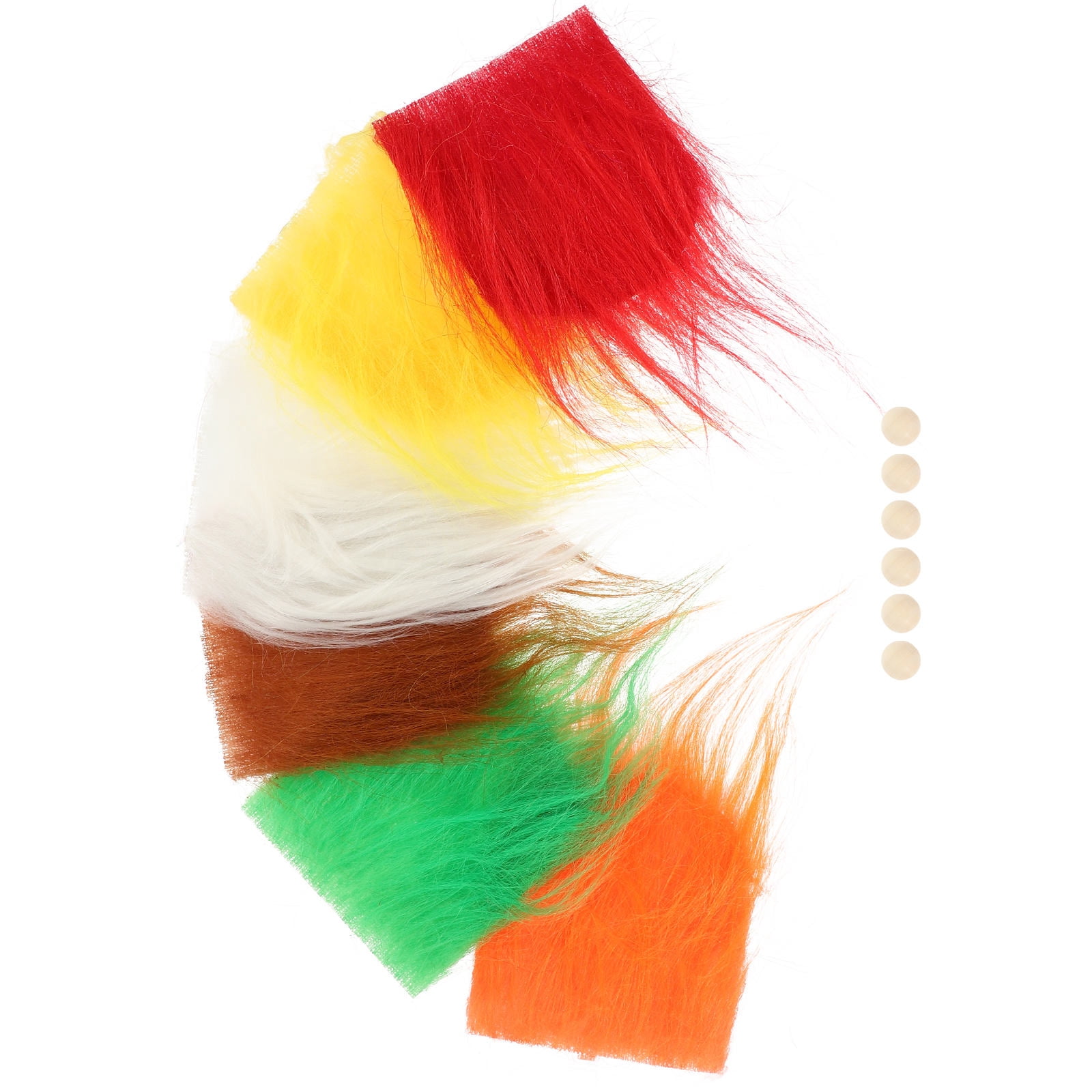 MLINS 1 Set of Cartoon Gnome Beards DIY Gnome Beards Props Colorful ...