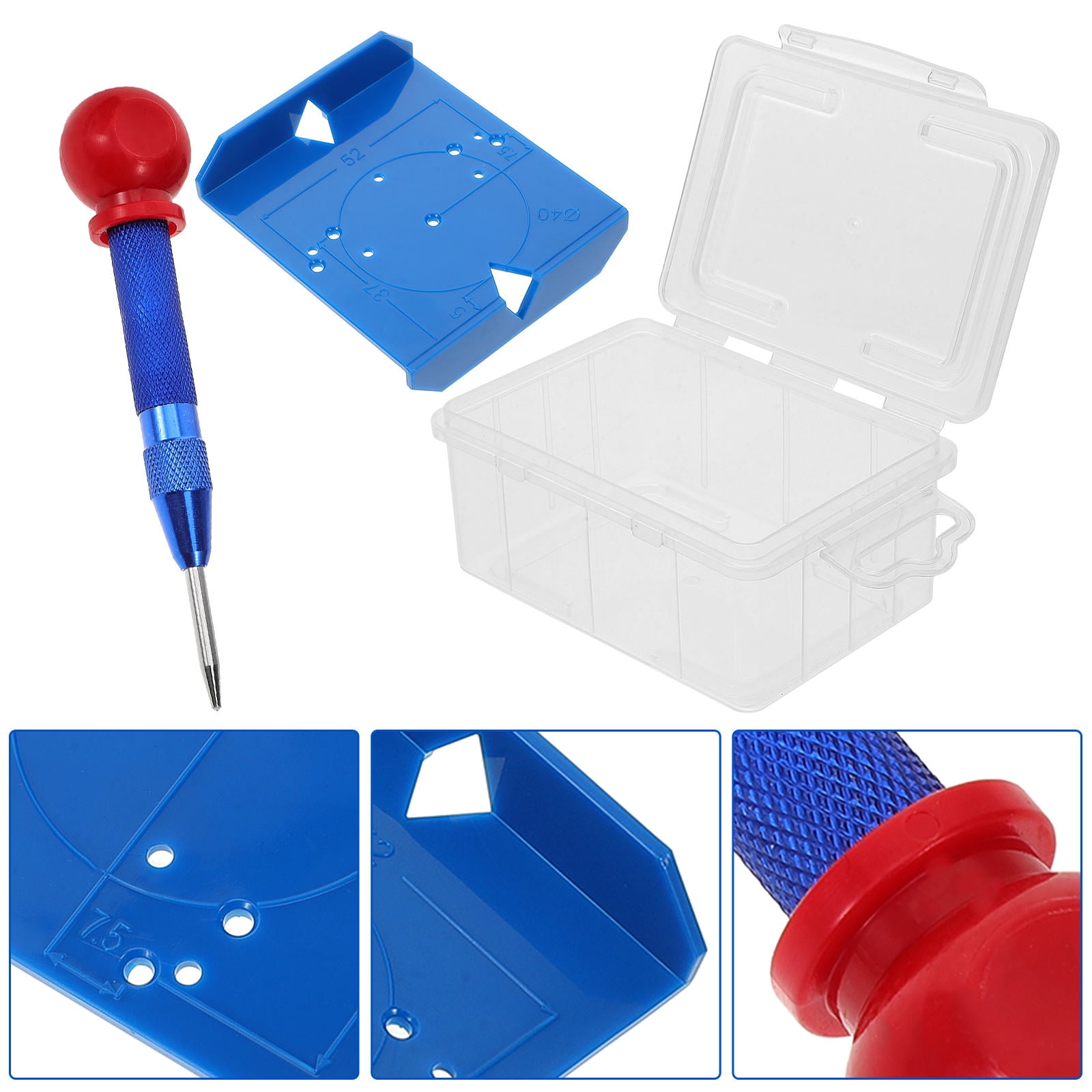 MLINS 1 Set of Concealed Hinge Clamp Hinge Positioning Tool Puncher Set ...