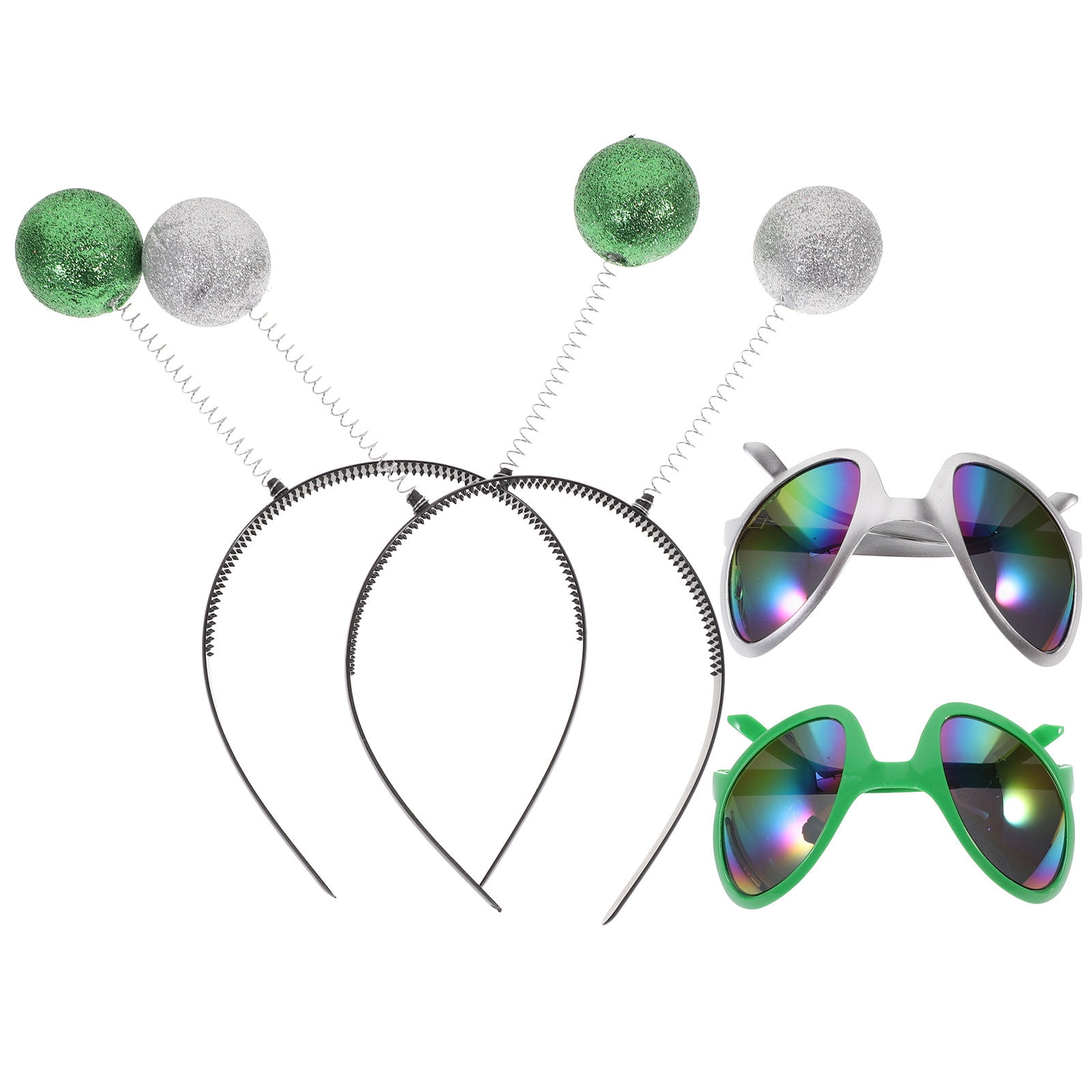 Milisten Alien Glasses with Exaggerated Eyes and Rainbow Lenses for ...