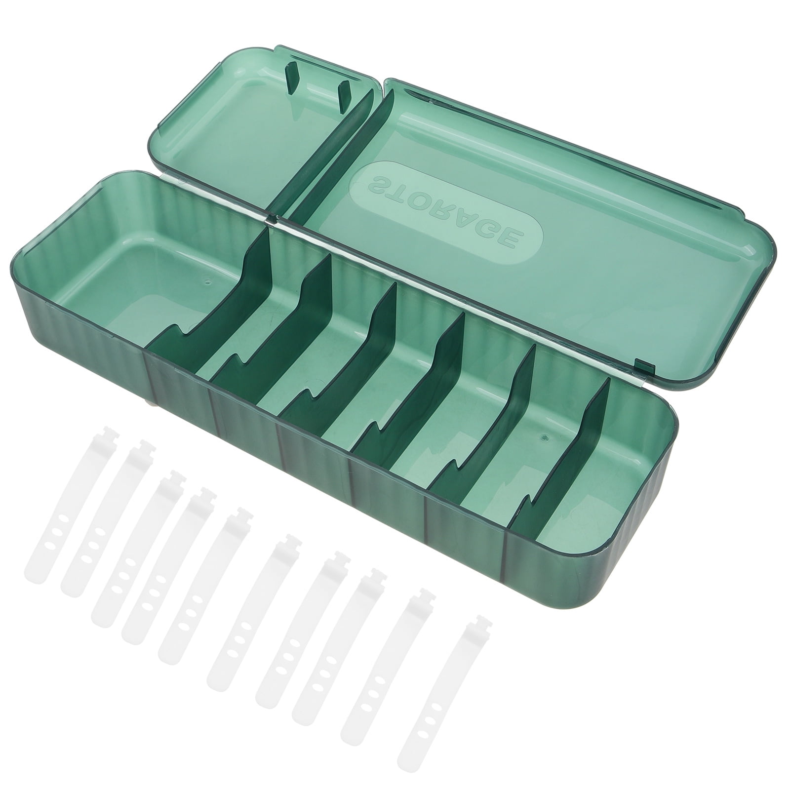 MLINS 1 Set of Plastic Cable Management Charger Box Cord Organizer Cord ...