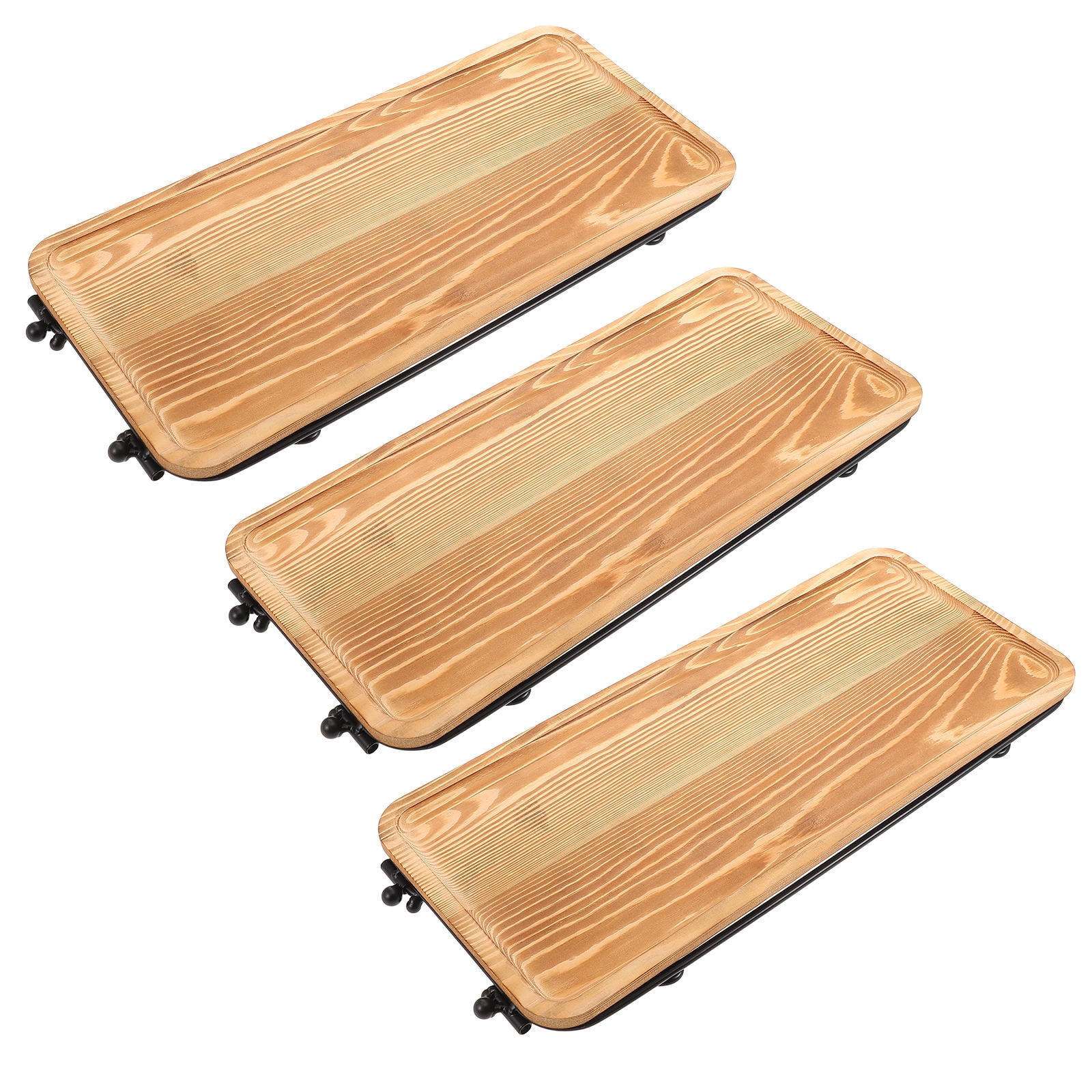 MLINS 1 Set of Rectangle Tea Tray Coffee Snack Food Serving Tray with ...