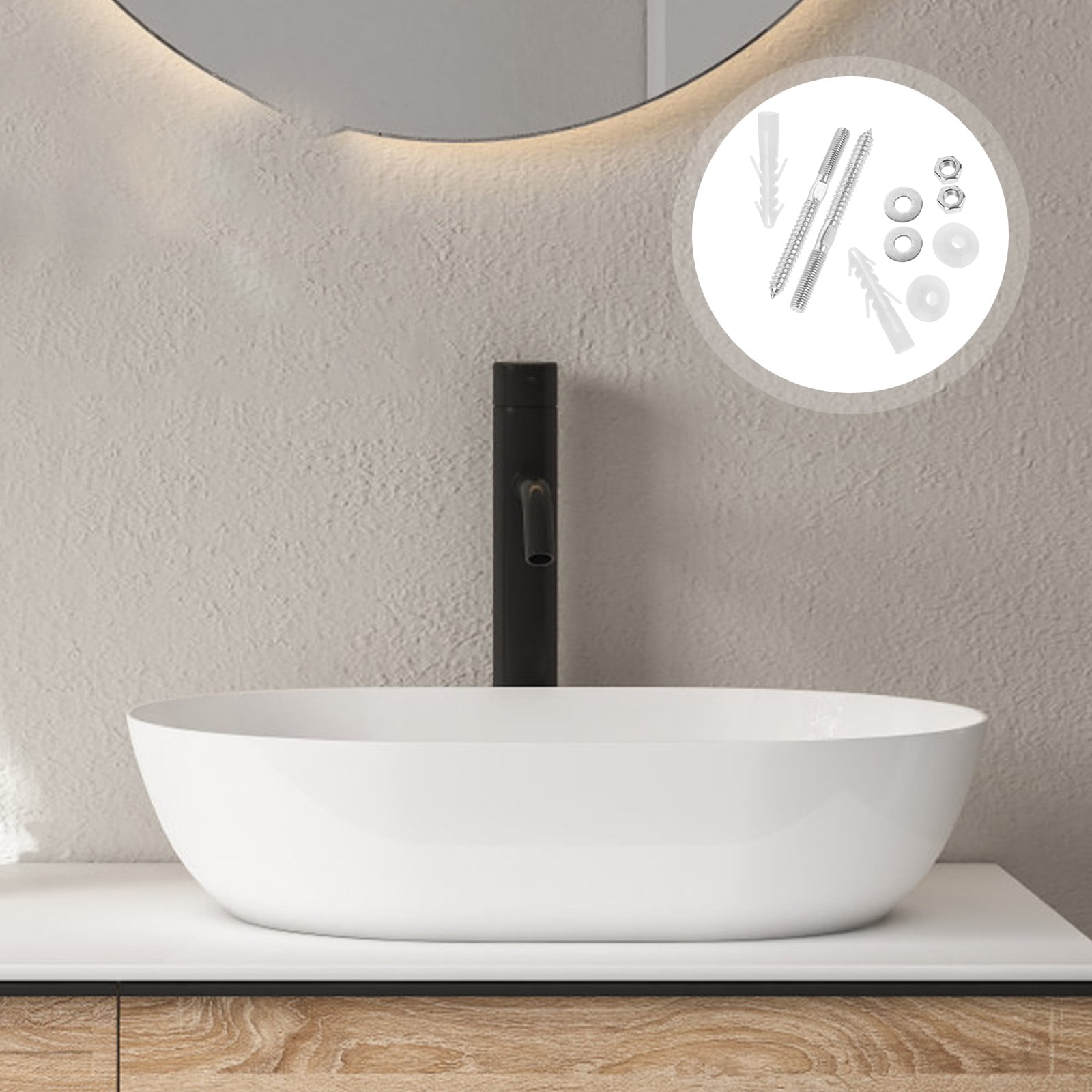 MLINS 1 Set of Wash Basin Bolts Wash Basin Bolts Screws Set Wash Basin ...