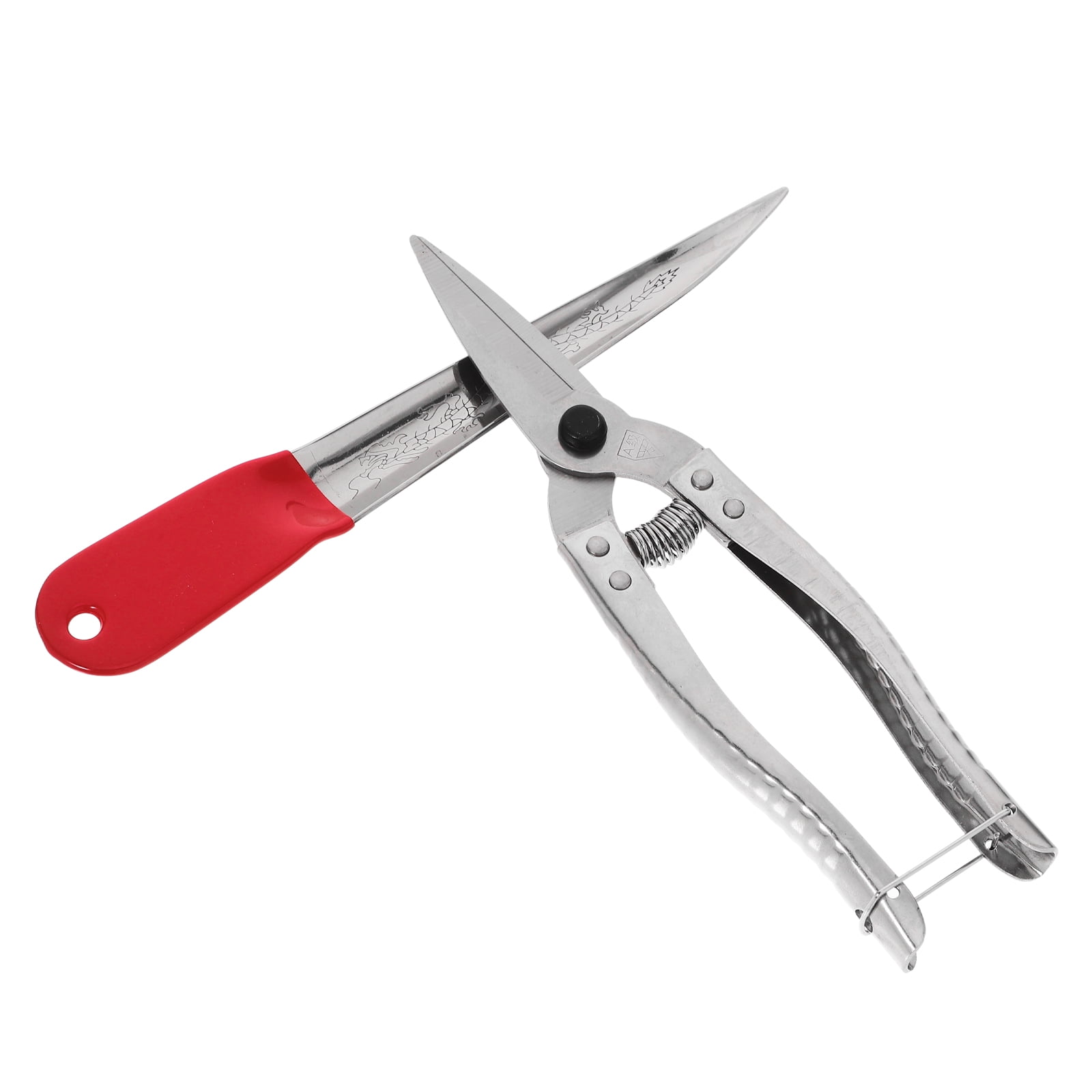 MLINS 1 Set of Wicker Rattan Pick Webbing Prying Scissor Garden Baskets ...