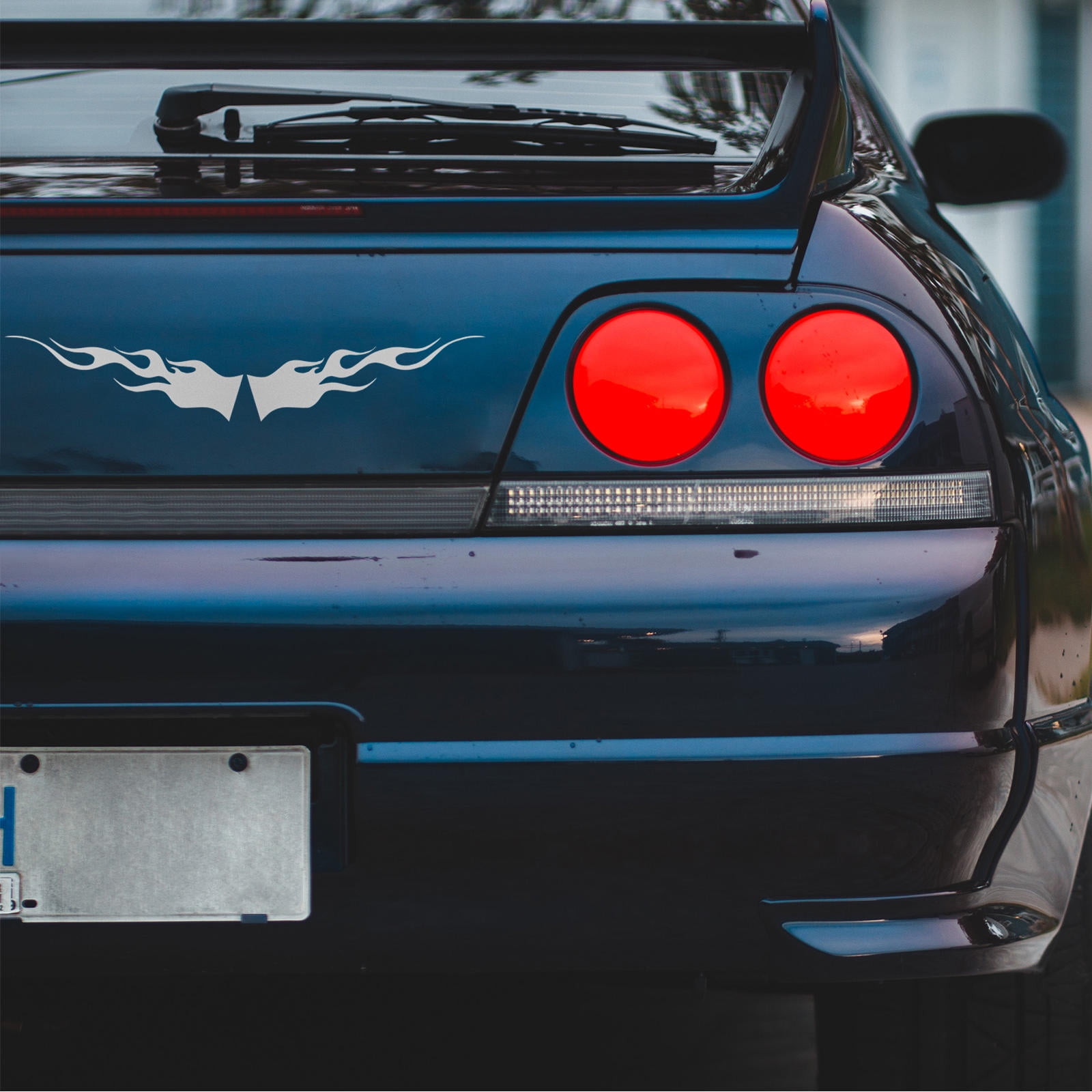 MLINS 1 Sheet Simulation Flame Stickers For Motorcycles Bike ...