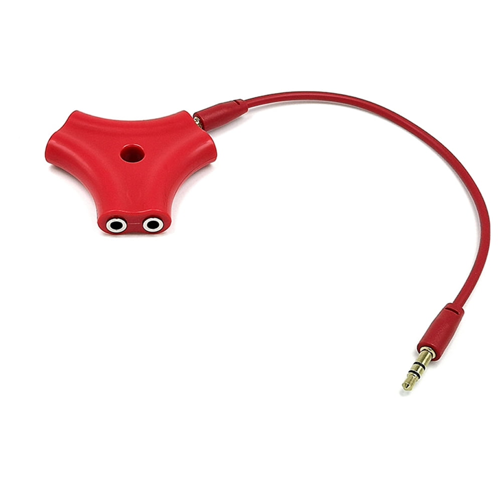 MLINS 1 To 5 3.5mm Headset Audio Signal Splitter Practical Earphone ...