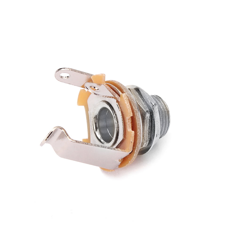 MLINS 10 PCS 1/4 Inch 6.35mm Mono Guitar Jack Socket Connector Guitar ...