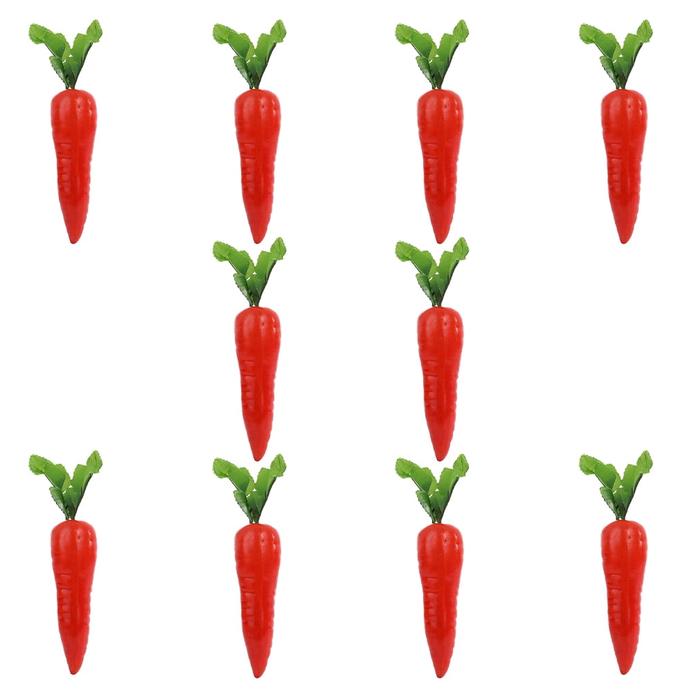 MLINS 10 PCS Carrot Garland Faux Carrots Easter Carrots Carrot Ornament ...