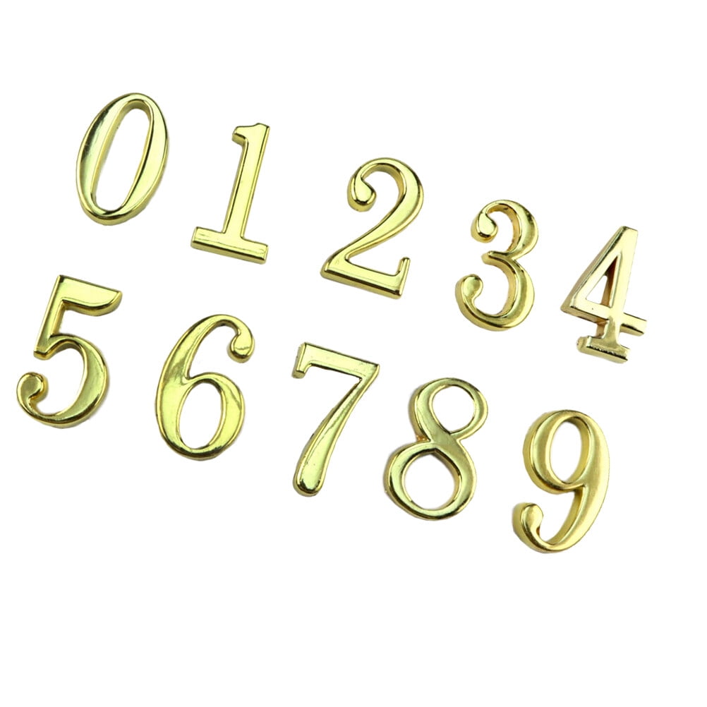 MLINS 10 PCS Illuminated House Numbers Address Plaque Door - Walmart.com