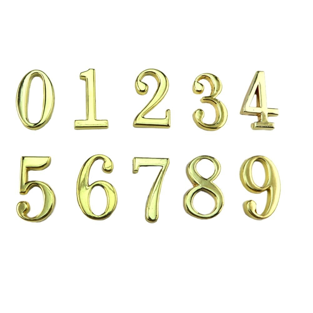 MLINS 10 PCS Illuminated House Numbers Address Stickers Waterproof ...