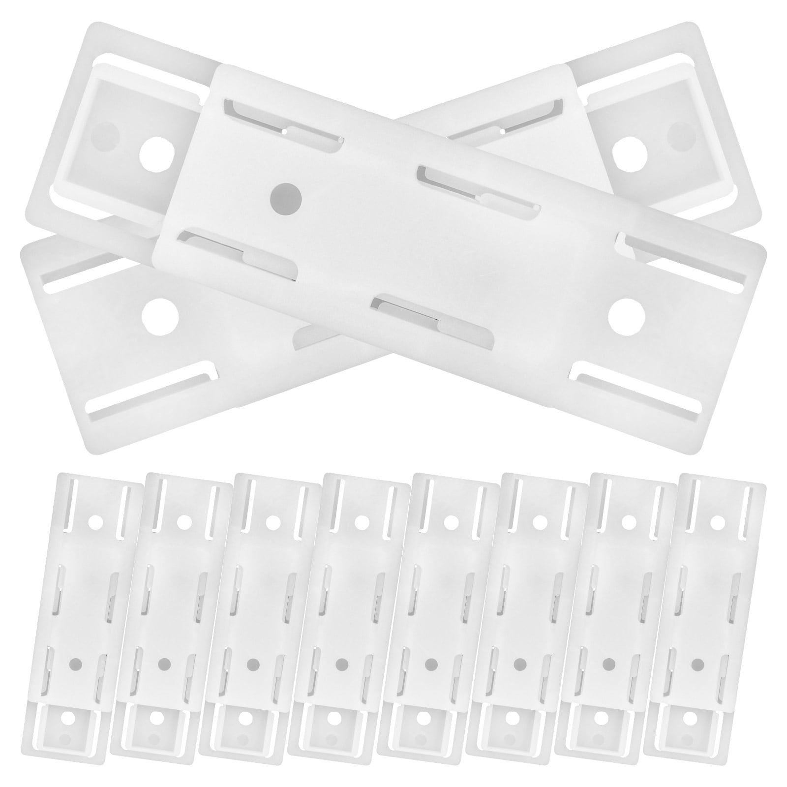 MLINS 10 PCS Power Bar Holder Wall Mounted Plug Board Router Hook ...