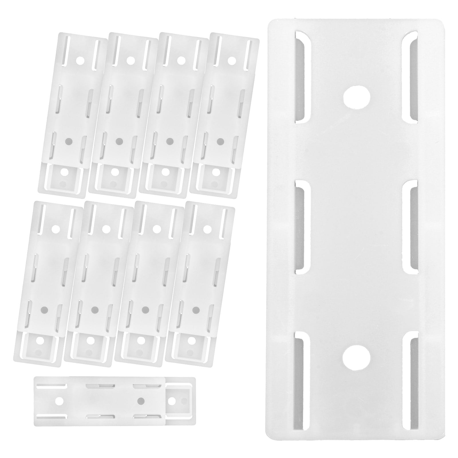 MLINS 10 PCS Row Plug Retainers Wall Mount Desktop Stand Power Strip ...