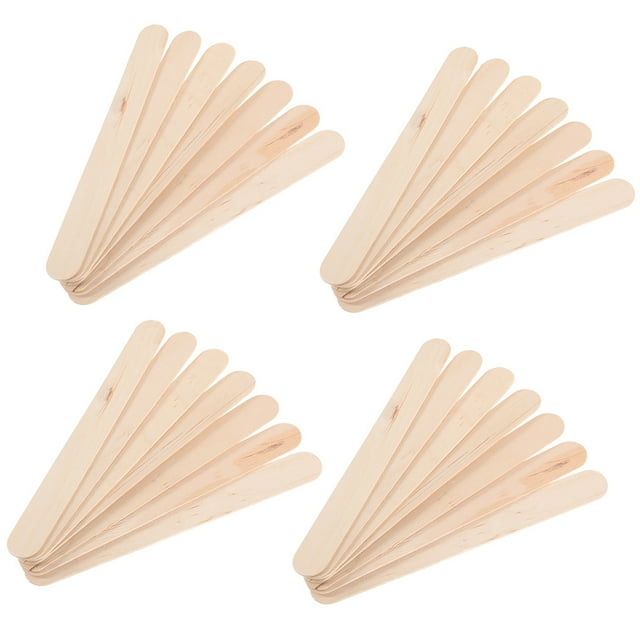 MLINS 10 Packs Blank Popsicles Sticks Popsicle Making Sticks Blank Ice ...