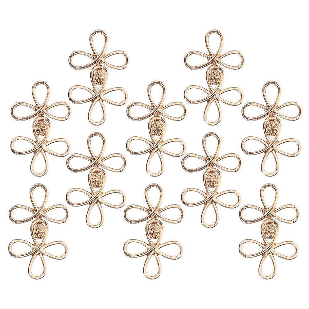 MLINS 10 Pairs Cute Buttons Clothes Knot Button Round Decorative ...