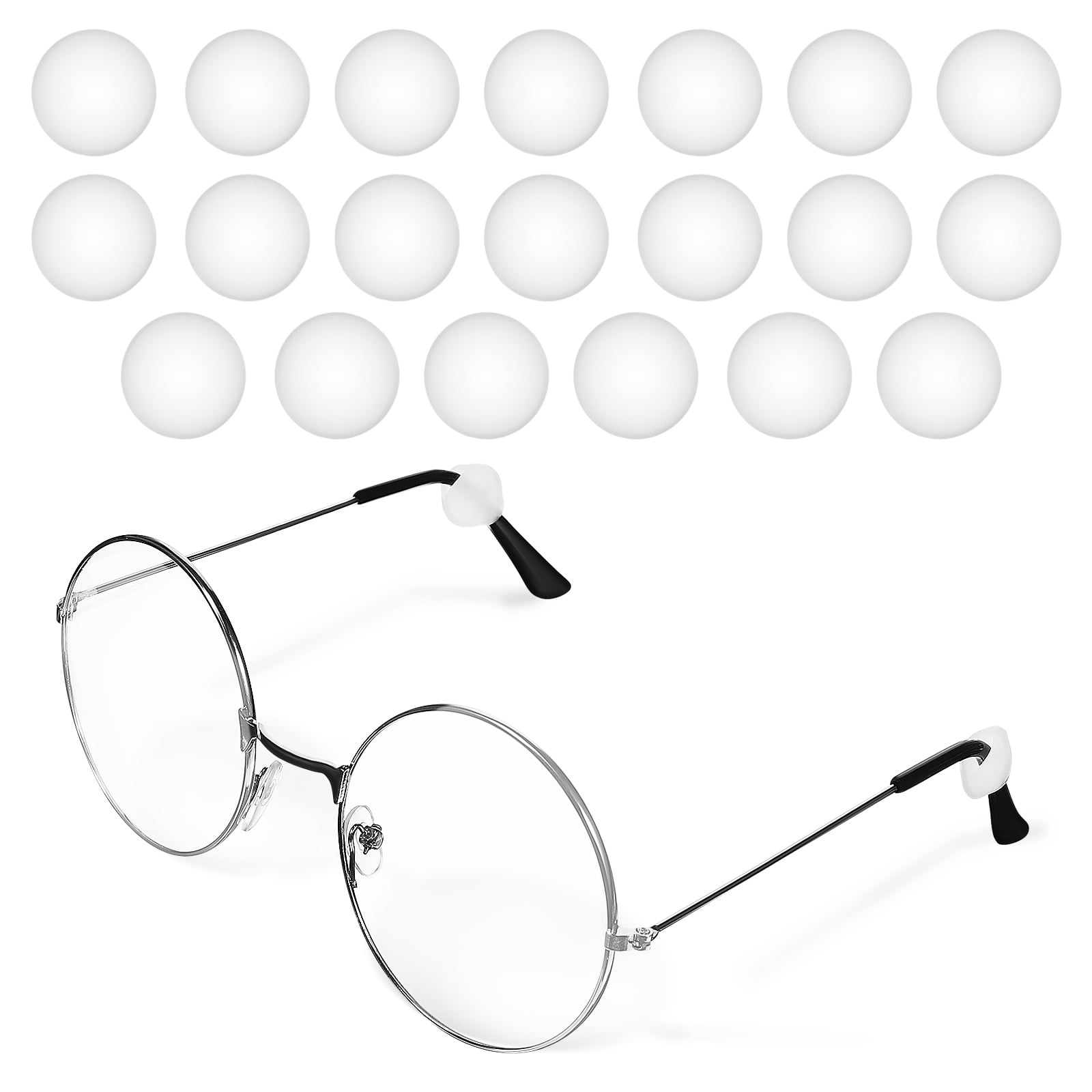 MLINS 10 Pairs Glasses Earplugs Stickers Clear Eyeglass Holder Child ...