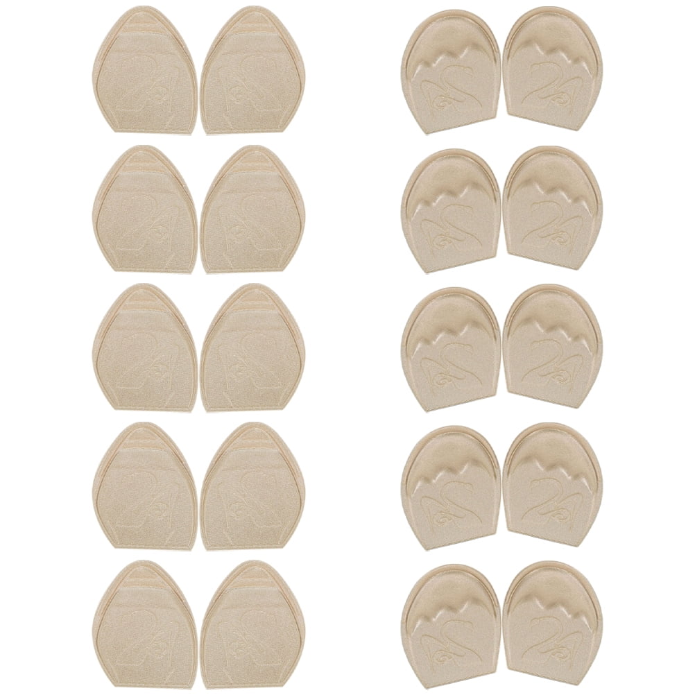 MLINS 10 Pairs Shoe Gummies for Heels Half Size Insole Man - Walmart.com