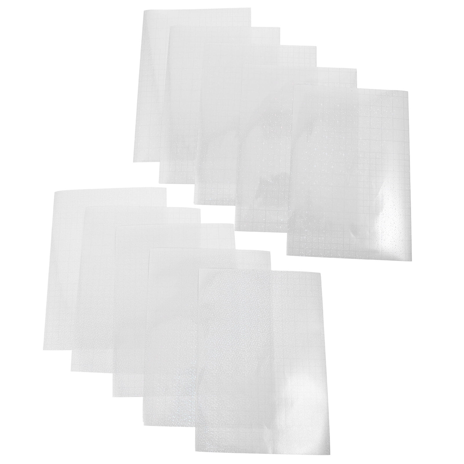 MLINS 10 Pcs A4 Size Vinyl Sticker Holographic Paper Letter Parchment ...