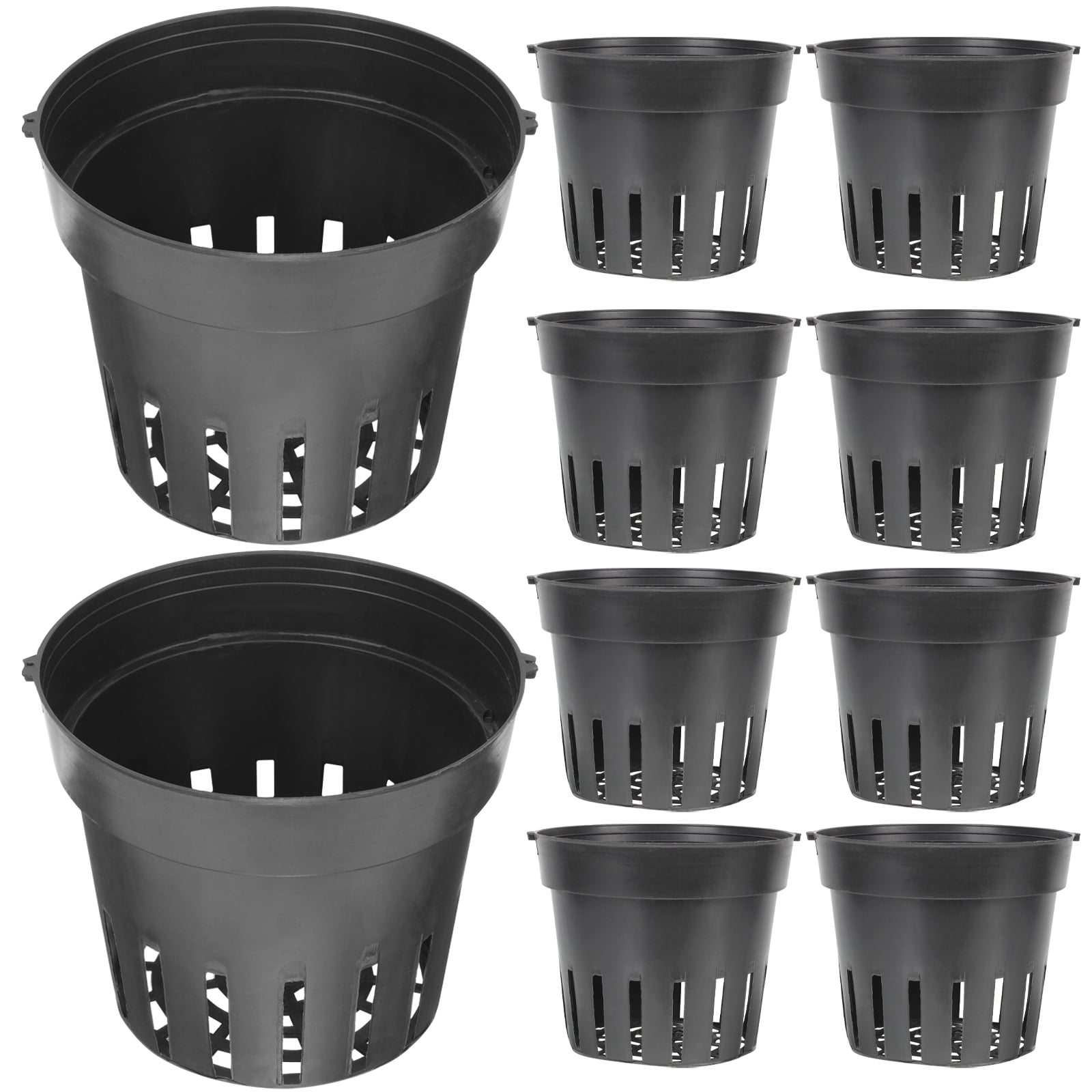 MLINS 10 Pcs Flower Pot Hydroponic Pot Indoor Plant Pot Plant Culture ...