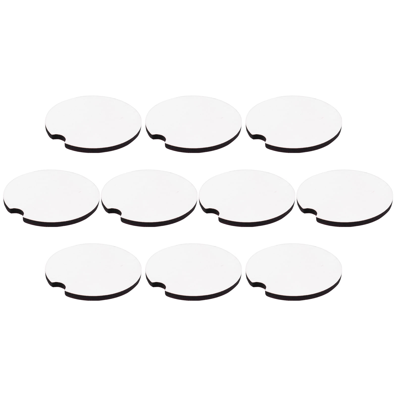 MLINS 10 Pcs Car Water Coaster Mat Car Non-slips Coaster Mat Cup ...