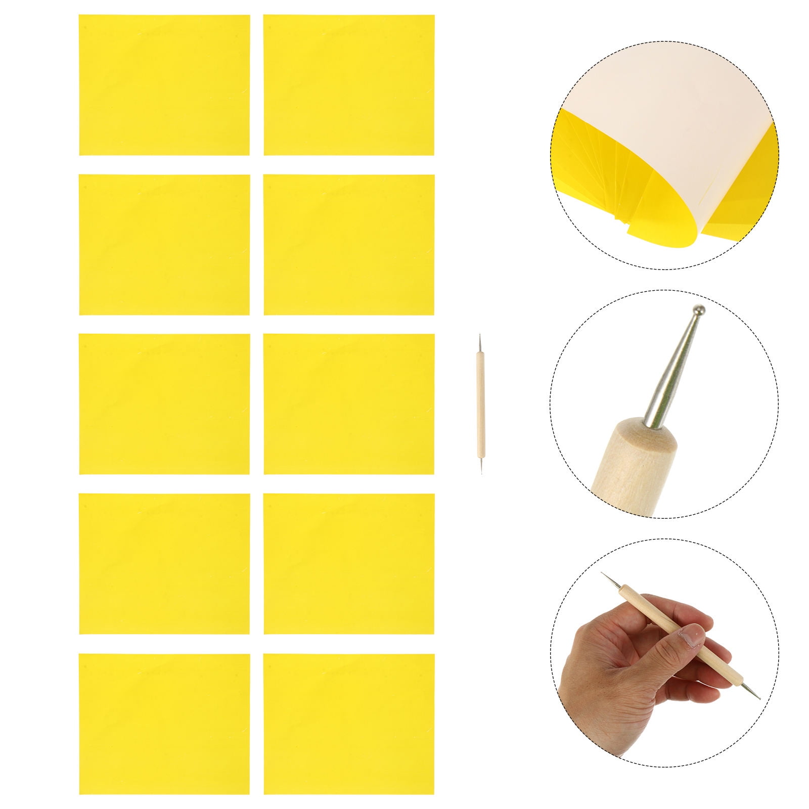 PTOOTP Sewing Transfer Paper Yellow 10Pcs 28.5X23cm - Walmart.com