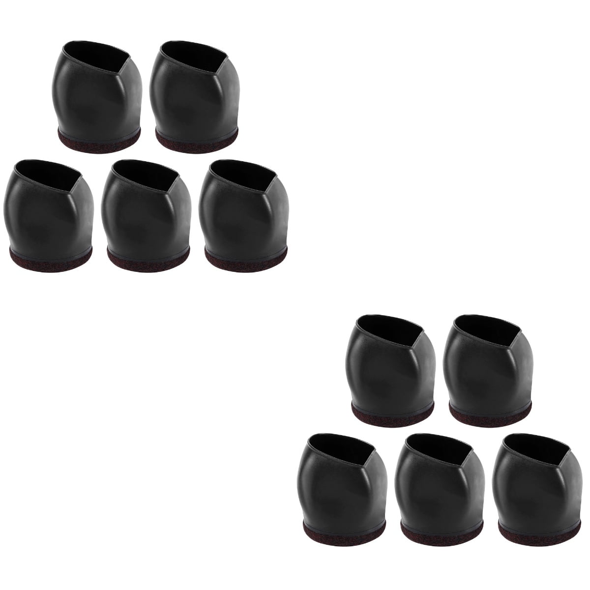 MLINS 10 Pcs Chair Leg Caps TPE Chair Leg Protectors Anti-slip Chair ...
