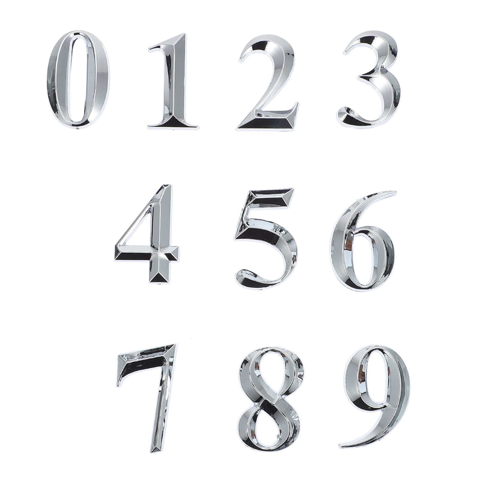 MLINS 10 Pcs Digital Signage Mailbox Plate Creative Appearance Door ...
